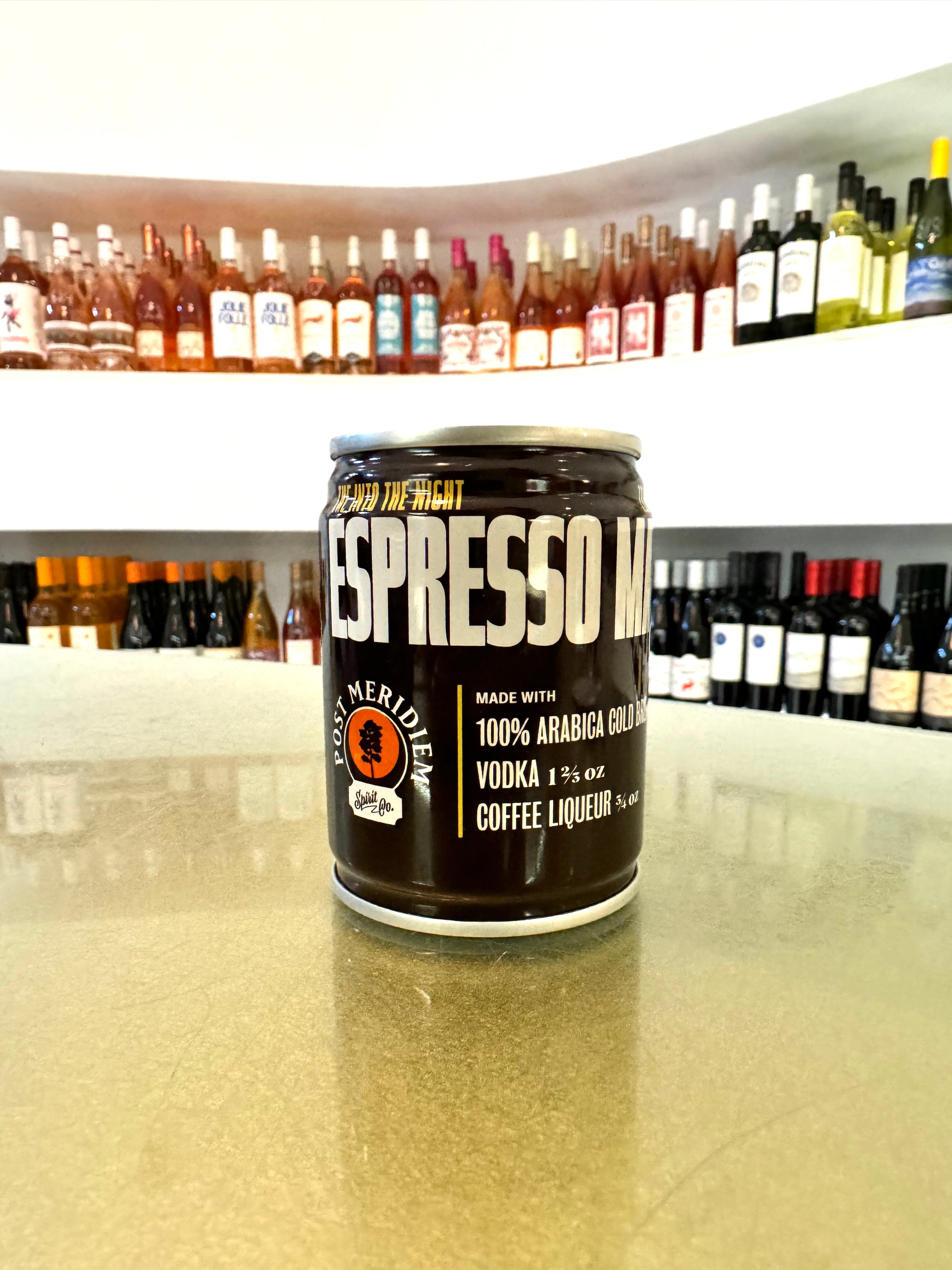 Post Meridiem, The Into The Night Espresso Martini, 100mL CAN – DrinkPLG