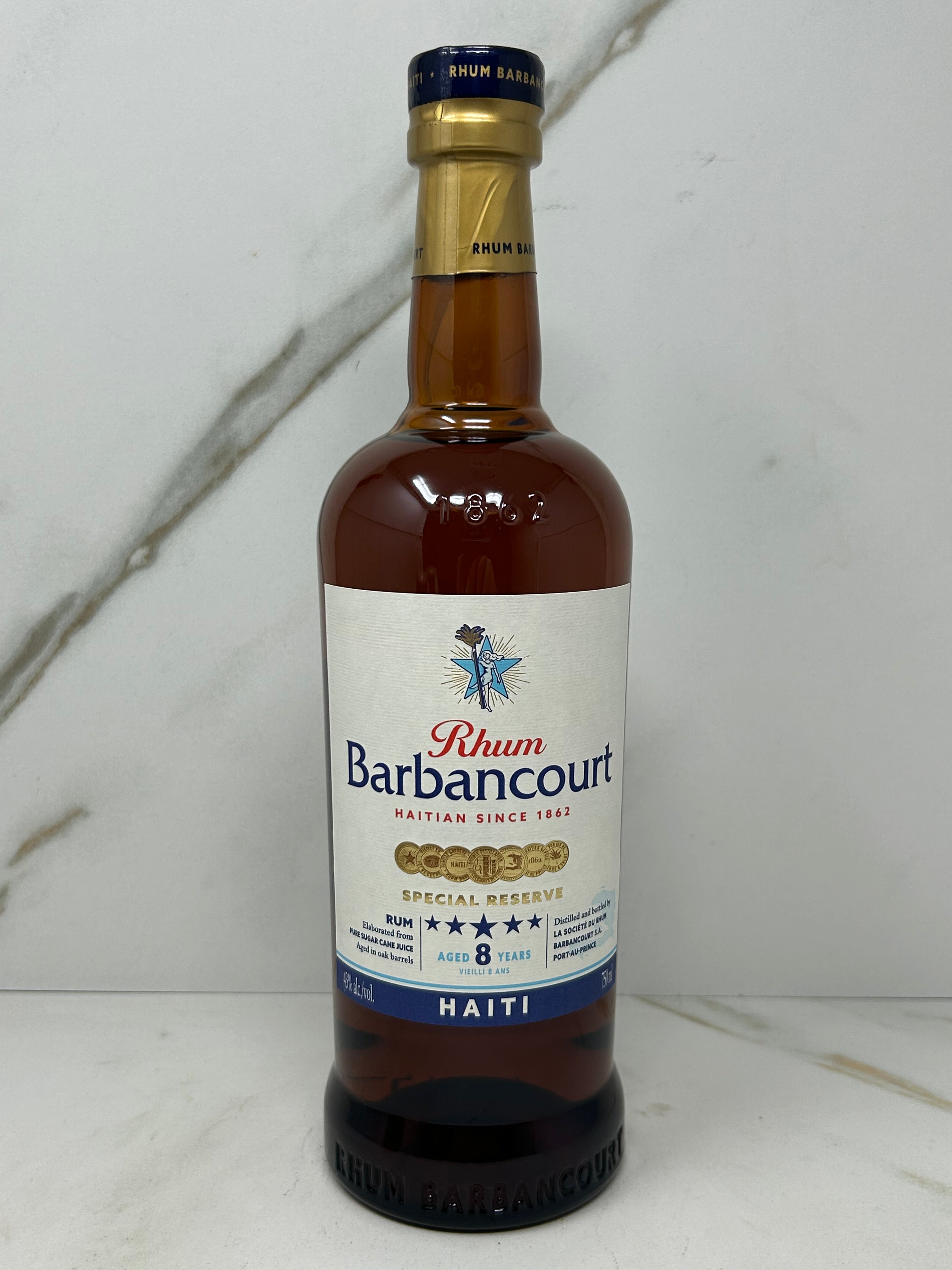 Rhum Barbancourt, "Five Star" 8 year old Rum, Haiti, 750ml – DrinkPLG