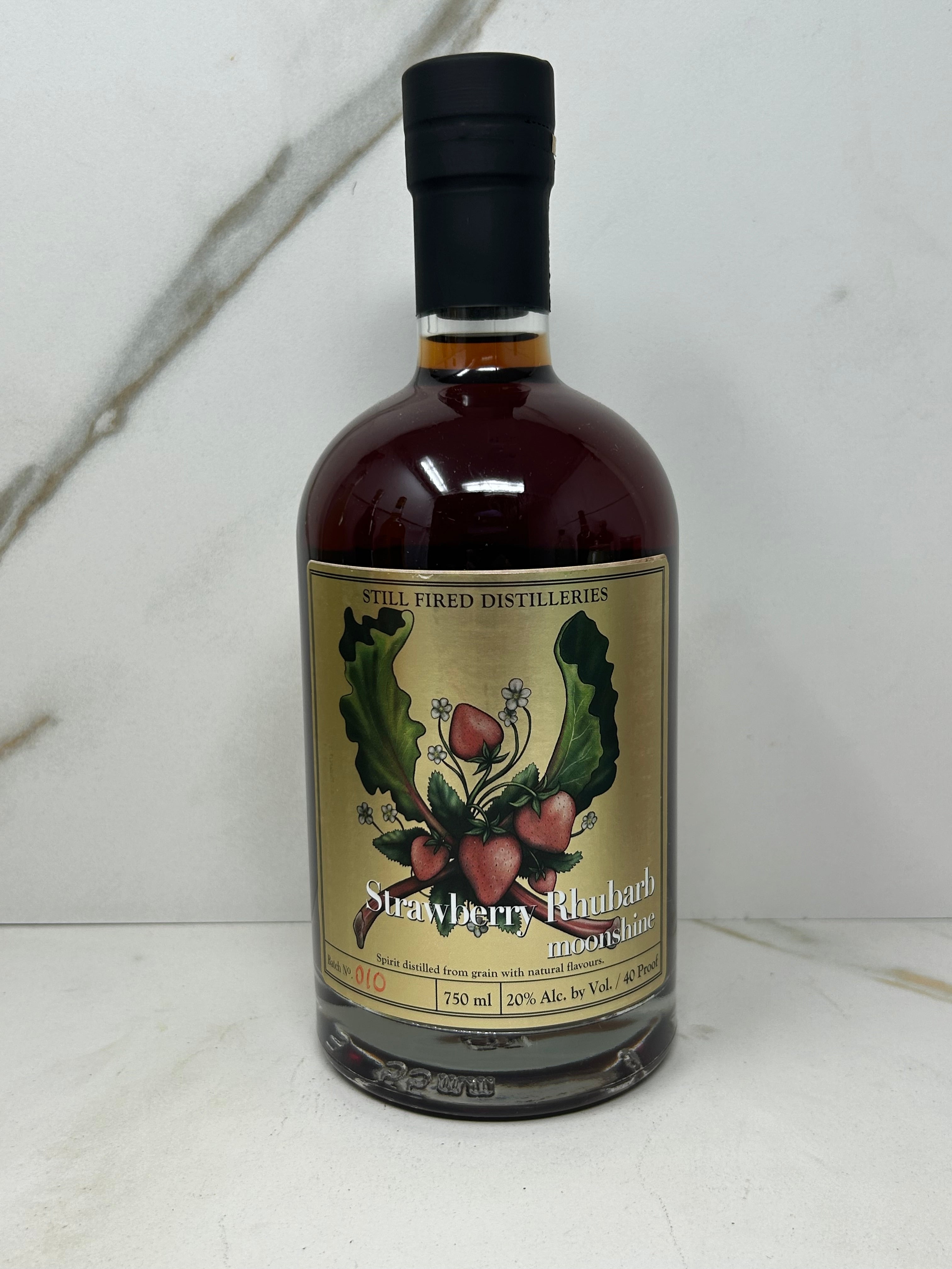 Still Fired Distilleries Strawberry Rhubarb Moonshine, Nova Scotia, 75 ...