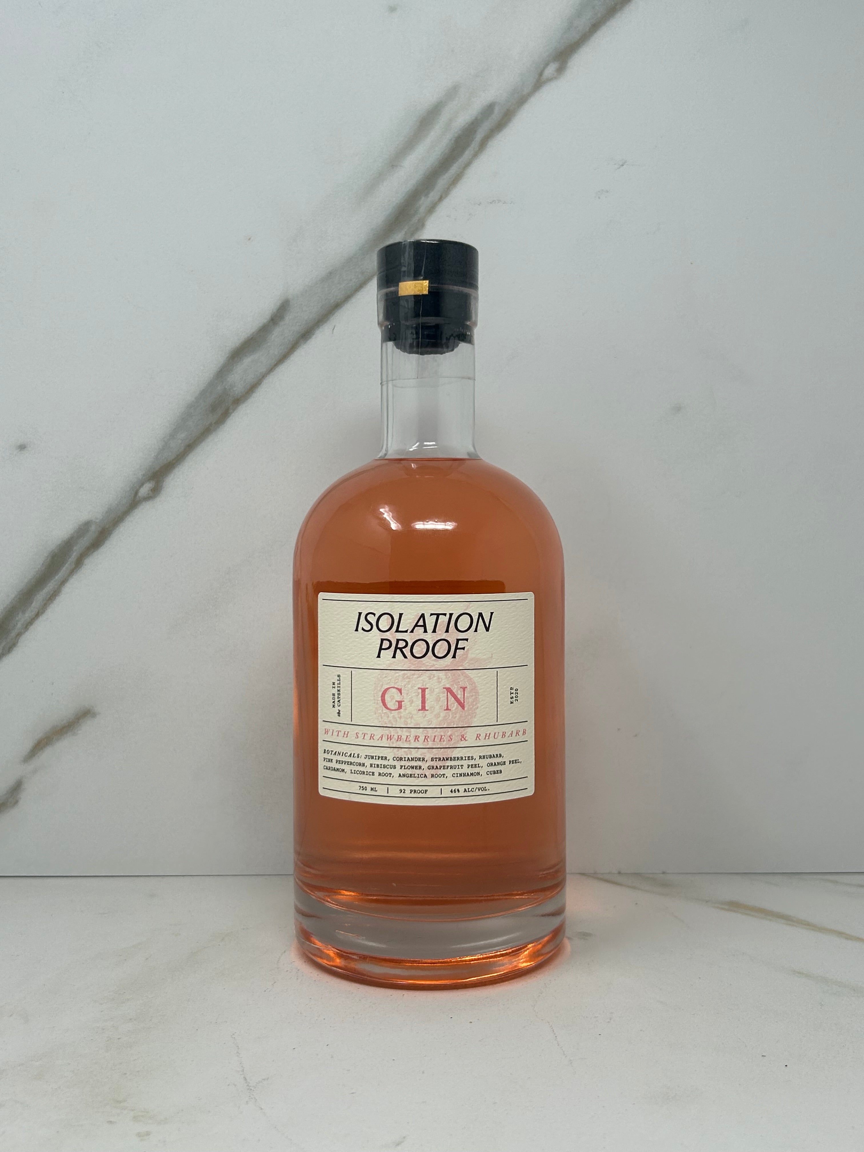 Isolation Proof, Summer Gin, Strawberry and Rhubarb, New York, 750mL ...