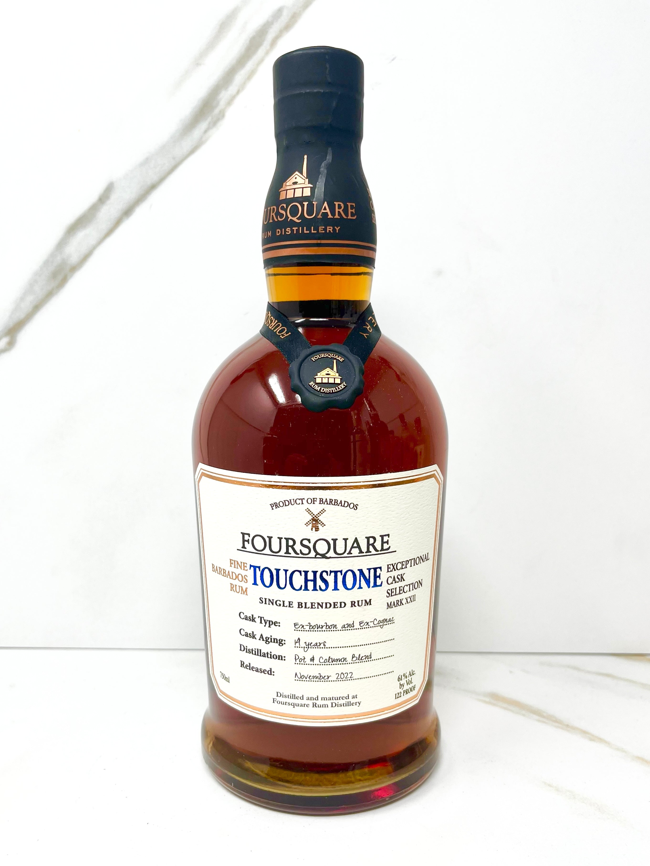 Foursquare, Exceptional Cask, Touchstone, Fine Barbados Rum, 750mL ...